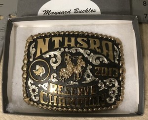 BNIB NATIVE AMERICAN Made Championship USTRC TEAM ROPING ROPER TROPHY ...