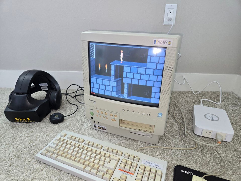 VTG Very RARE Desktop Vintage Retro Computer Panasonic CRT Monitor TV ...