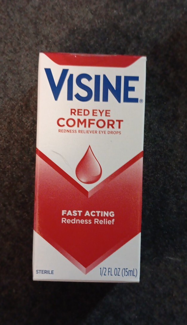 2 Boxes Visine Red Eye Comfort Redness Relief Eye Drops (N14) | eBay