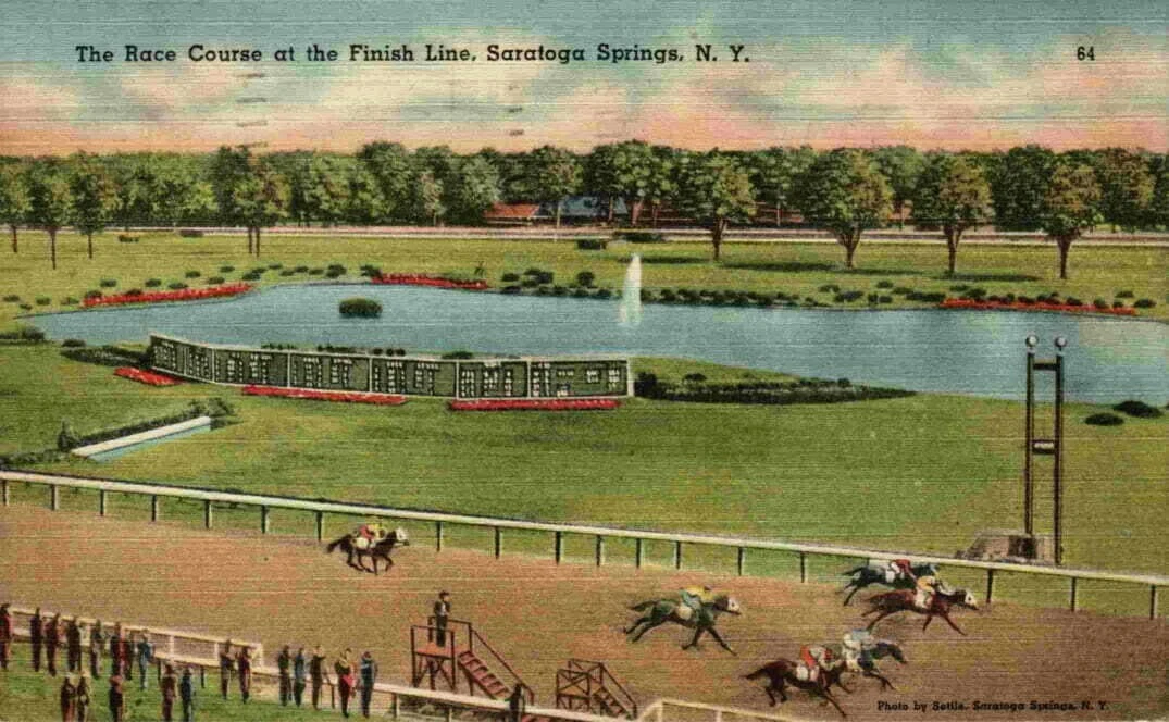 Horse Race Track Finish Line