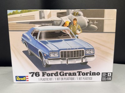 REVELL '76 FORD GRAN TORINO MODEL KIT SCALE 1:25 NEW OPENED BOX #85 ...