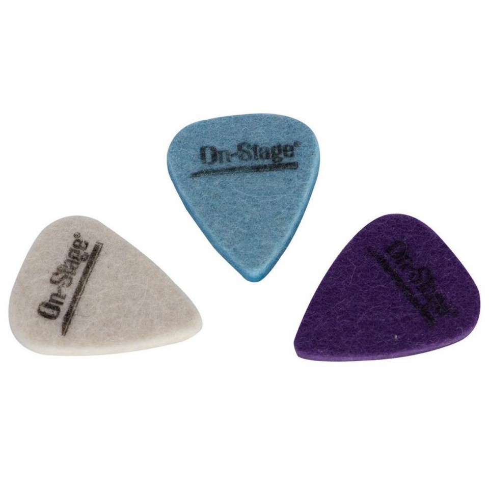 Pack of 3 Felt Ukulele Picks Small Triangle Shape Blue Purple White | eBay
