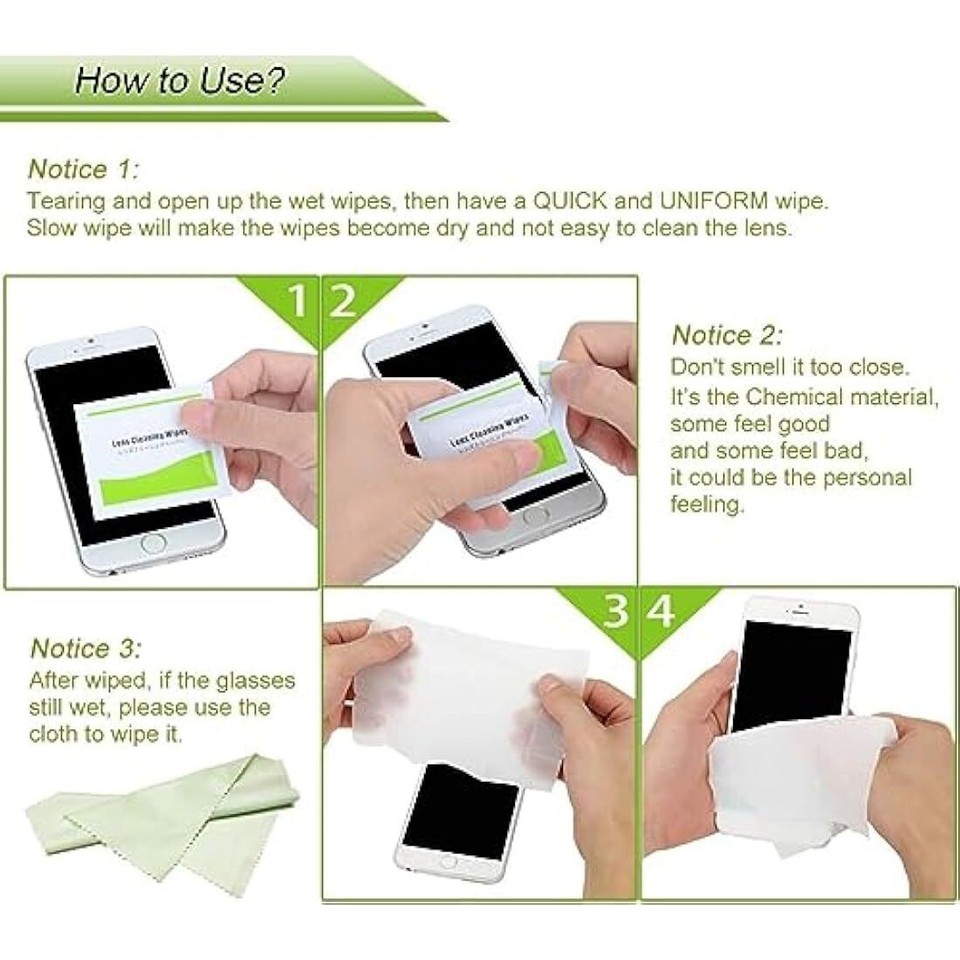 Screen Wipes Individually Wrapped,EOTW 240 Computer Screen Cleaner ...