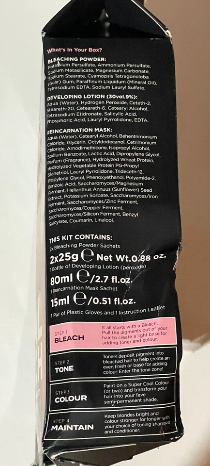 Bleach London Total Bleach Kits for Platinum Blonde Hair | eBay