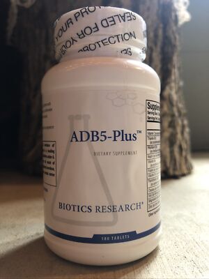 Biotics Research ADB5-Plus 180 Tablets Adrenal Gland Stress B Support ...