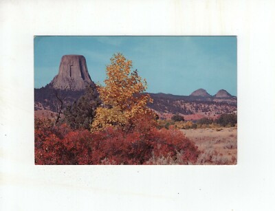 Vintage Post Card - Devil's Tower National Monument, Wyoming | eBay