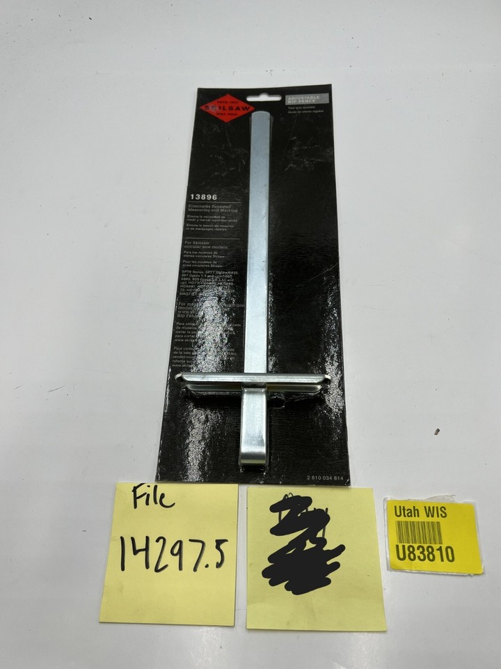Skilsaw Replacement Rip Guide Fence for Skil Circular Saw 13896 2 610 ...