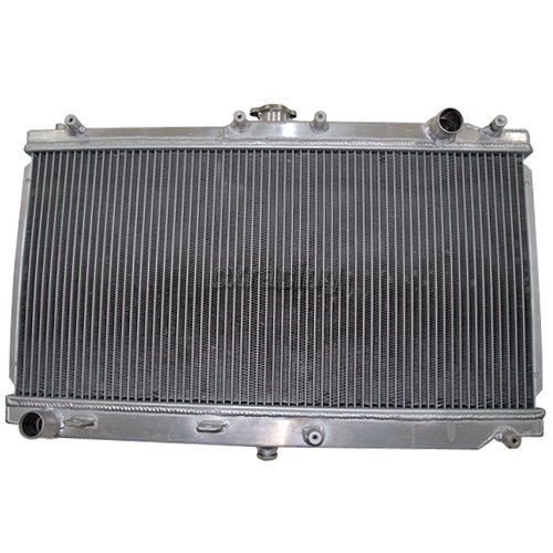 CXRacing Aluminum Cooler Radiator For 99-05 Mazda Miata MT 26"x18"x2 ...