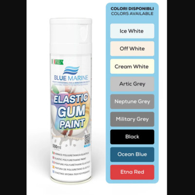 Blue Marine Elastic Gum Paint 500ML Neptune Grey | eBay