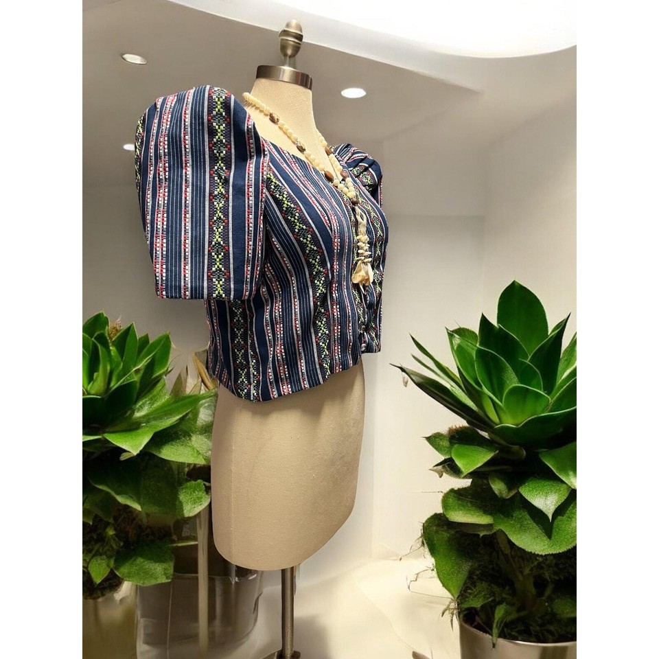 Bolero Handwoven Filipiniana Maria Clara Medium Ethnic Weave Tribal Multicolor | eBay