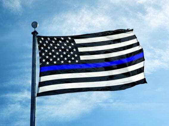 Support Law Enforcement Flag