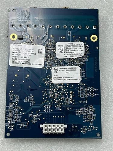 Simplex NAC Assembly Board 4100-5450 New | eBay