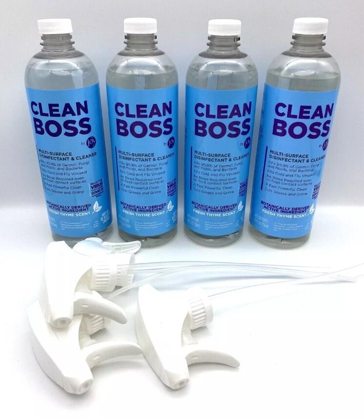 Clean Boss by Joy Multi-Surface Disinfectant & Cleaner 24 oz Ea ...