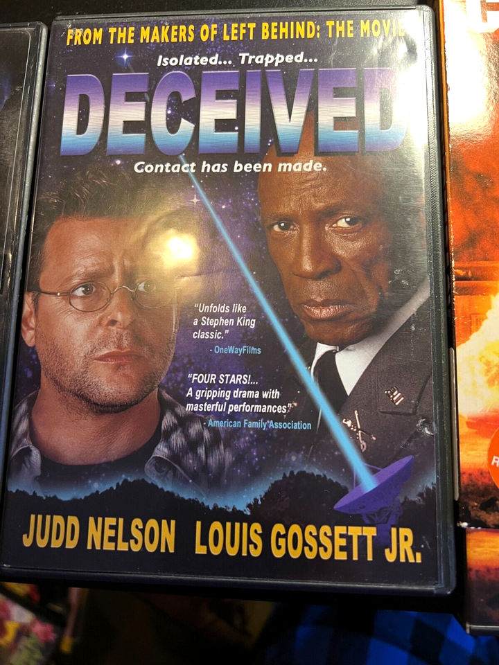 4 DVD LOT: DECEIVED, , THE VICTOR FILE, CONSPIRACY (SLEEVE, NO ...
