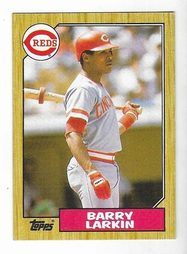 Barry Larkin 1987 TOPPS MLB BASEBALL ORIGINAL ROOKIE CARD 648 ...