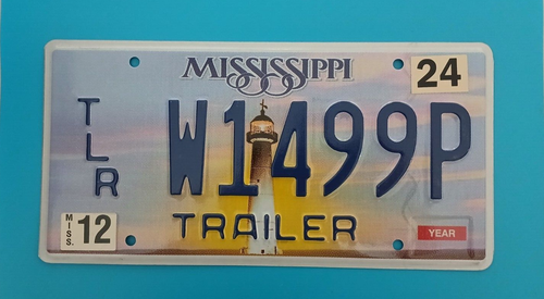 🐾 2007 MISSISSIPPI "TRAILER" LICENSE PLATE (W1499P) | eBay