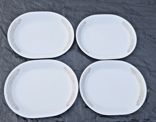 Vintage Corelle Woodland Brown Corning Ware 12" Serving Platter set of ...