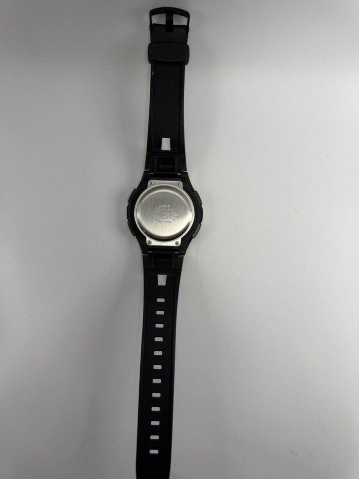 Casio AQ-190W New Battery Illuminator Mens Watch 45MM 9" World Time Mod ...