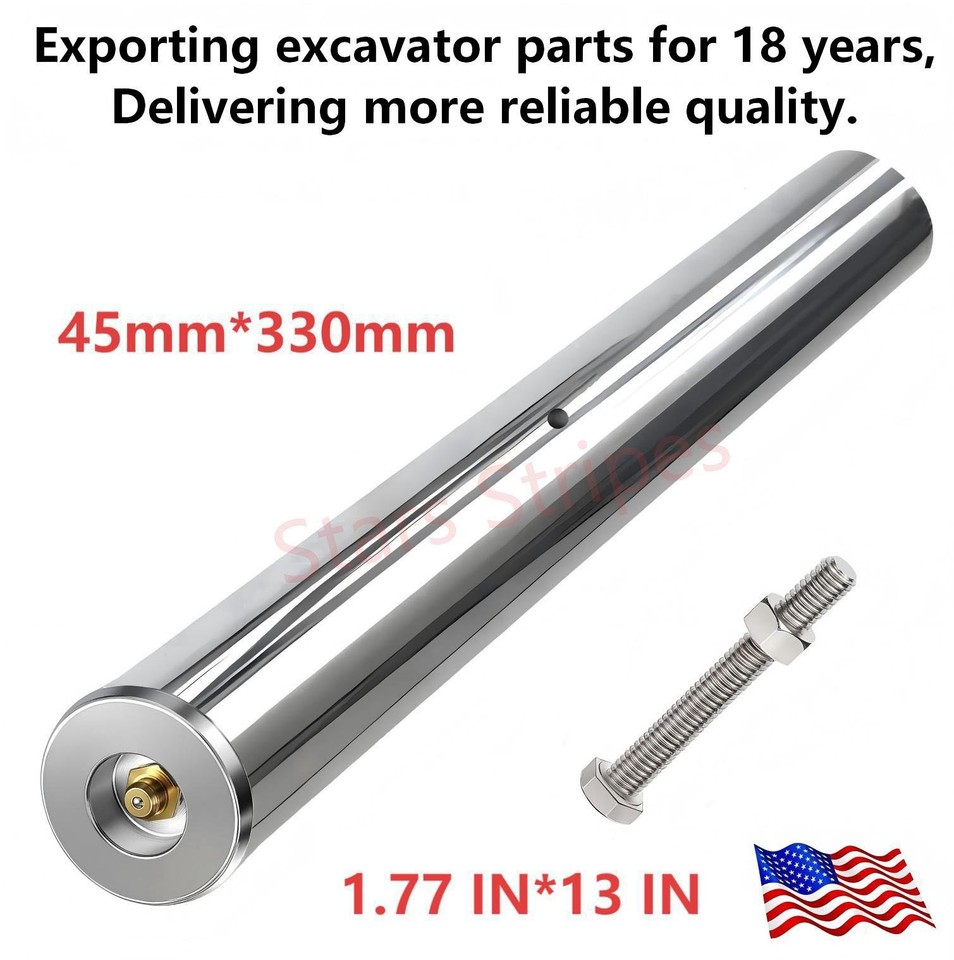 New upgraded Excavator Universal Bucket Pin 45mm X 330mm，With grease ...