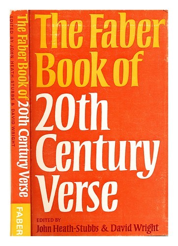 Heath-Stubbs,John (1918-2006) . Wright,David (1920-1994) The Faber Book ...