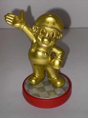 Nintendo Amiibo Mario Mini Figure Gold Edition 3.25" Tall | eBay