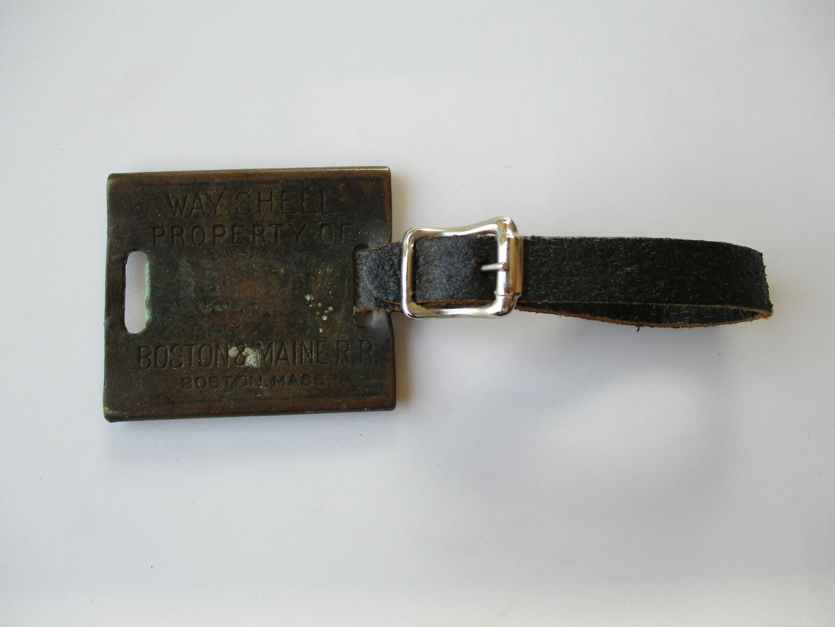 Vintage Train Luggage Tags