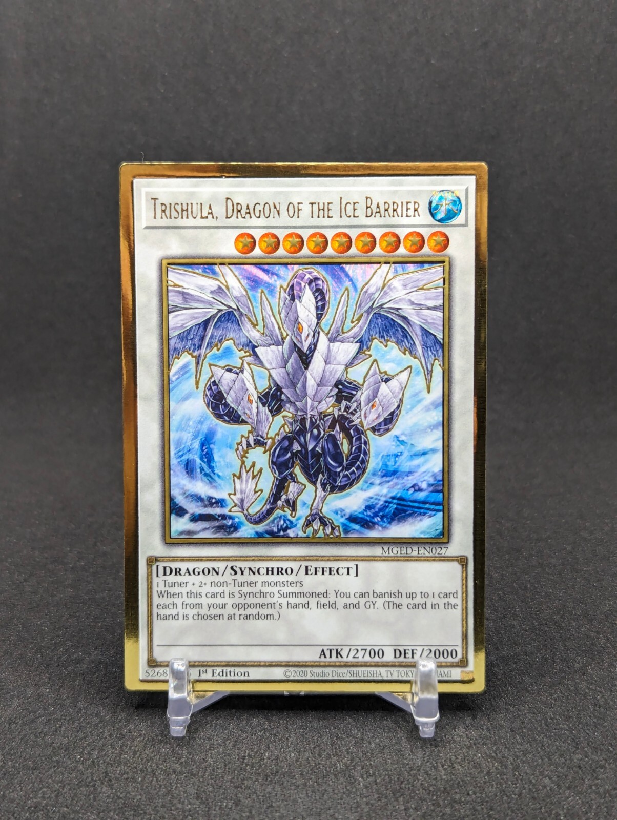 Yu-Gi-Oh! TCG Trishula, Dragon of the Ice Barrier Maximum Gold: El Dorado... | eBay