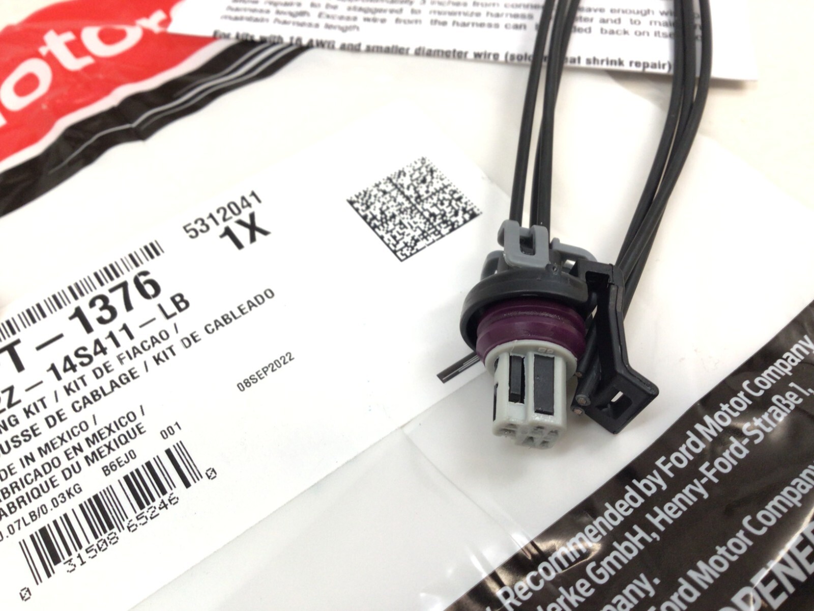 Ford Super Duty Excursion 6.0L Diesel EBP ICP Sensor Connector KitAU2Z ...