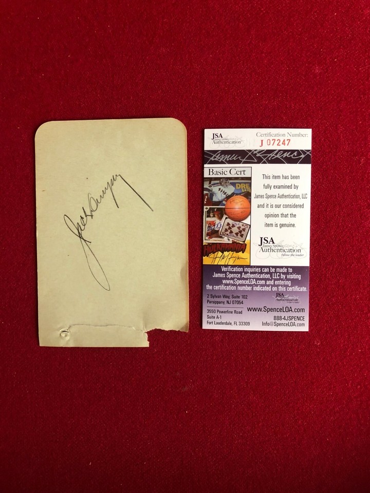 Jack Dempsey, "Autograph" (JSA) Album Page (Scarce / Vintage) | eBay
