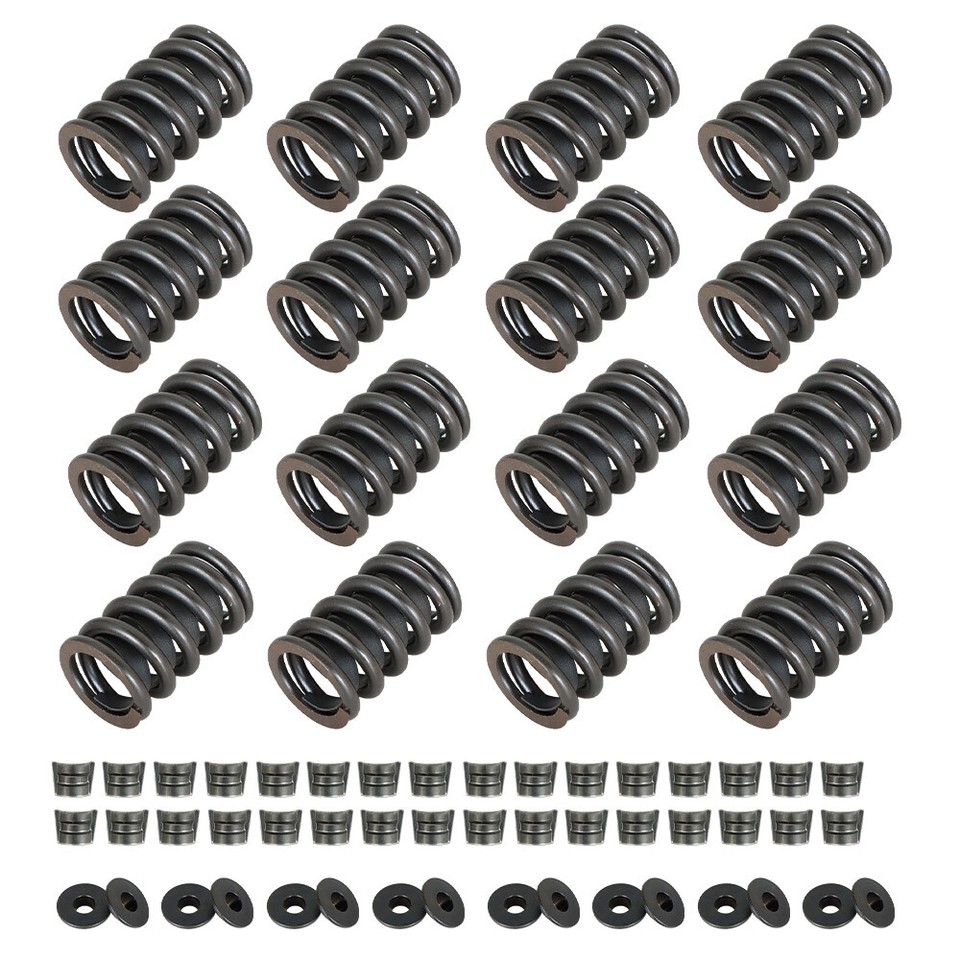 For Chevrolet SBC 327 350 400 Z28 Valve Springs Kit w/ Steel Retainers ...