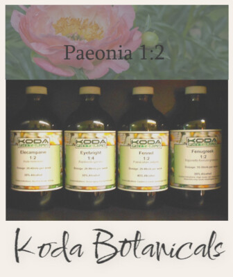 PEONY / PAEONIA Liquid Extract PREMIUM 1:2 TINCTURE Paeonia lactiflora ...