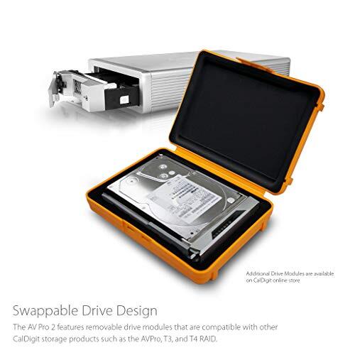 CalDigit AV Pro 2 Storage Hub USB C 5Gb/s External Drive Enclosure Kit ...