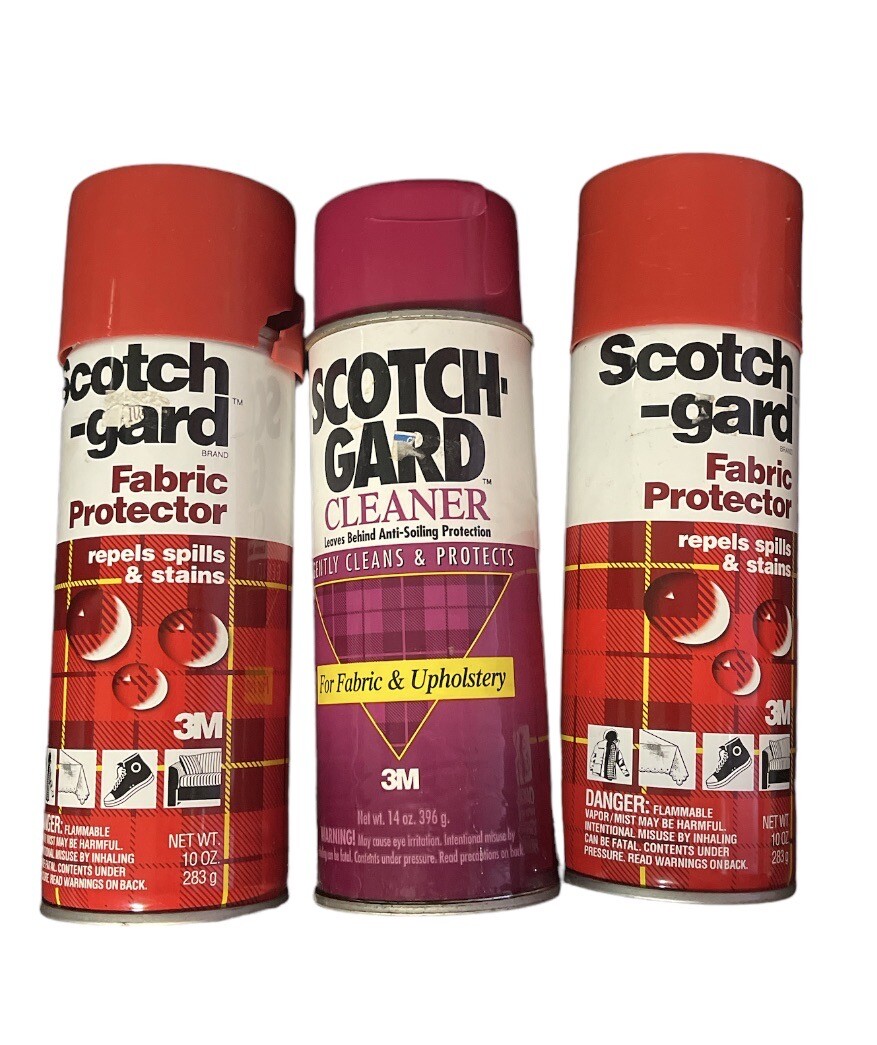 Scotchgard 3M FABRIC PROTECTOR Scotchguard Repels Liquids 14oz & 10oz ...