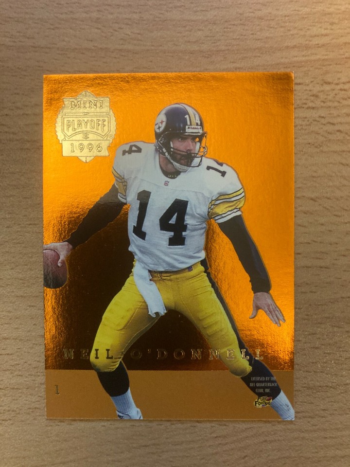 1996 Playoff Mini Back-to-Backs Troy Aikman Neil O'Donnell #1 NFL ...