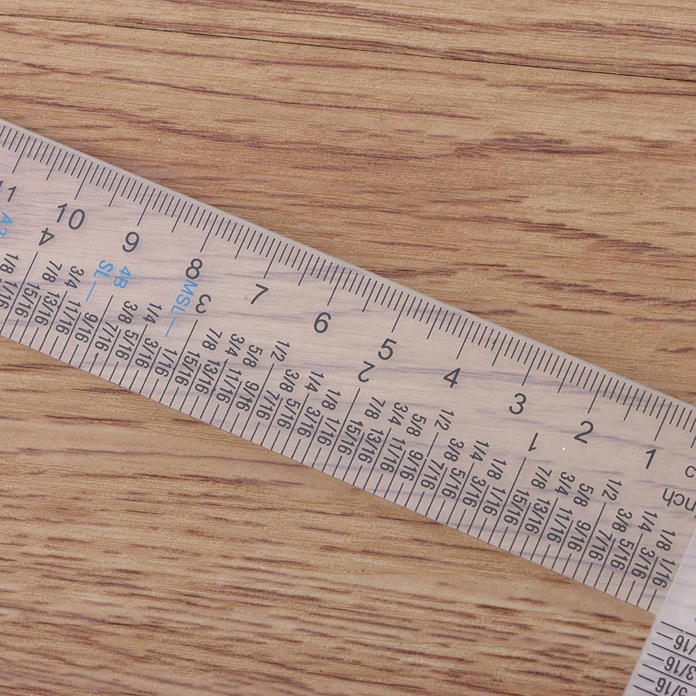 While Crafting T-Square Ruler Graduated T-Ruler Inch Metric T-Square 6 ...