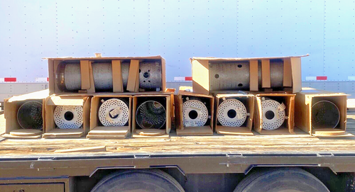 GE Gas Turbine MS5001 Combustion Liners Frame 5 OEM All Positions 1-10 ...