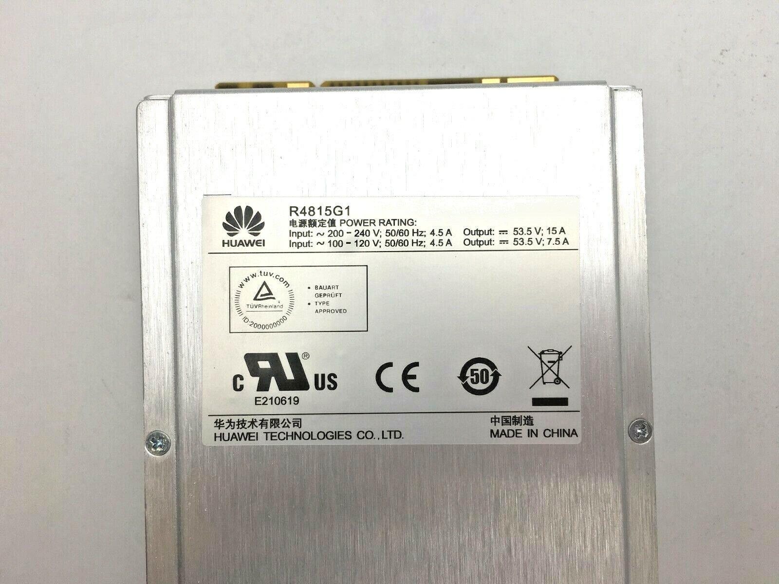 02310CXG R4815G1SP R4815G1 1U 15A High Efficiency Rectifier Spare Part ...