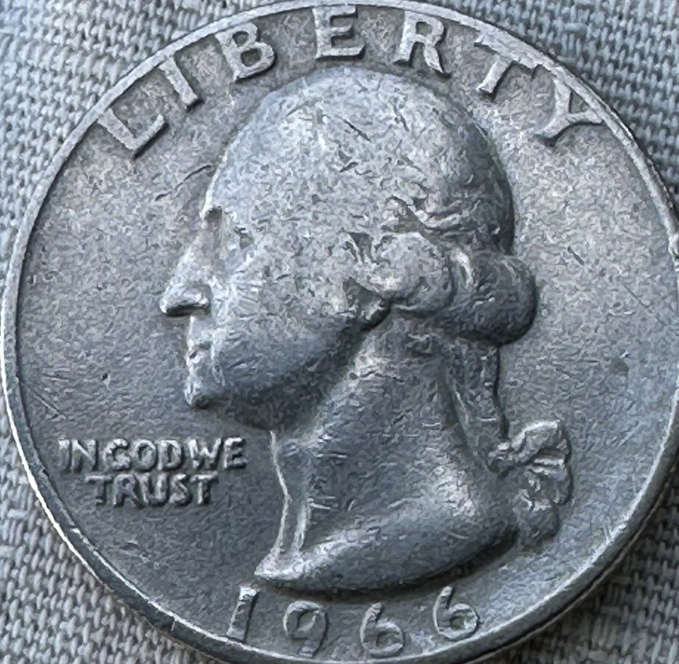 1966 Washington Quarter, No Mint Mark, DDO, DDR, Close AM, Multiple Errors Coin | eBay
