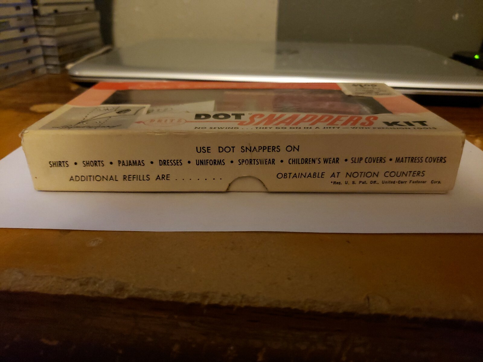 Vintage Dritz Dot Snappers Kit # 650 with Snaps & Instruction - FREE ...