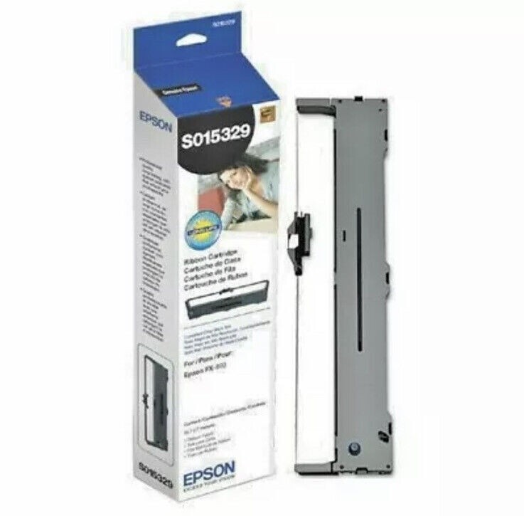 NEW Genuine Epson S015329 FX-890 Fabric Ribbon Cartridge (Black ...