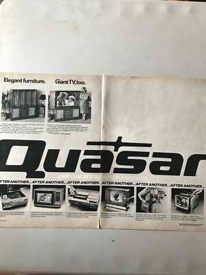 1981 QUASAR 2 PAGE Vintage Print Ad One Great Idea, after another ...