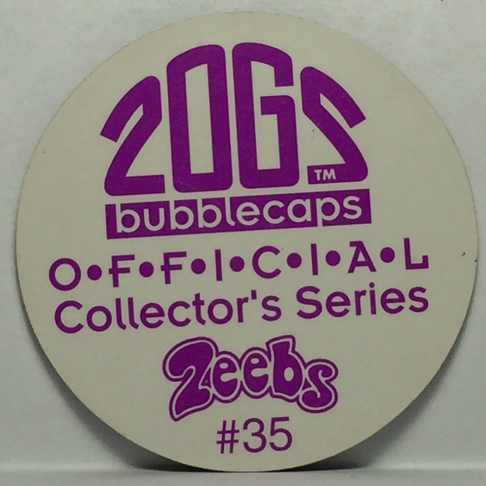 Vintage Pog / Milk Cap * ZOGS Bubblecaps * Zeebs * #35 * Bin179 | eBay
