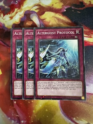 x3 Yu-Gi-Oh Starfoil: Altergeist Protocol; SP18-0EN048 | eBay