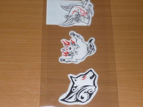 Okami Special Collection Amaterasu Fluffy Stickers 3 Set Capcom ...