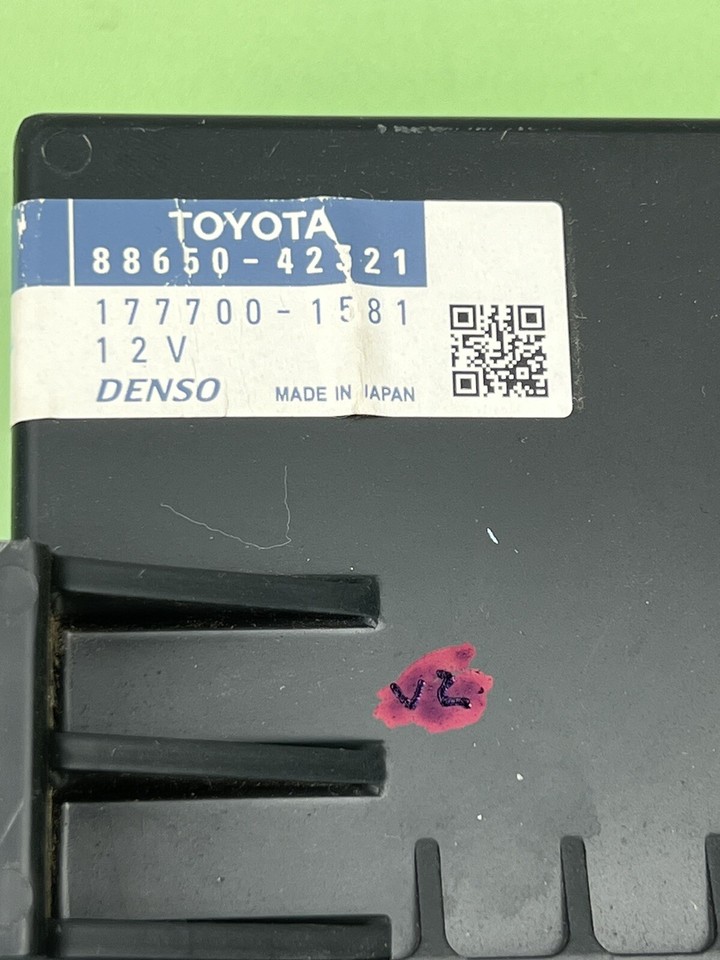 2010-11 TOYOTA RAV4 Limited AIR AMPLIFIER TEMPERATURE CONTROL MODULE ...