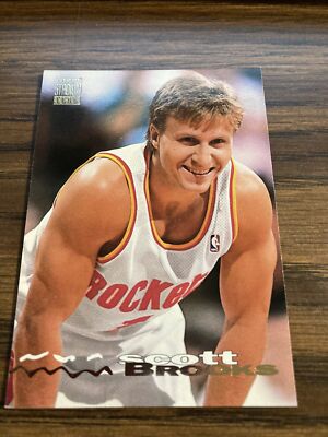 1993-94 Topps Stadium Club Scott Brooks Houston Rockets Guard #37 | eBay