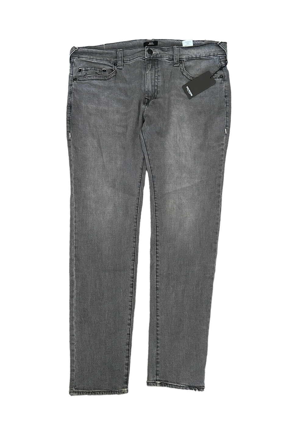 True Religion Gray Wash Rocco Relaxed Skinny Jeans Pants $159 Men's ...