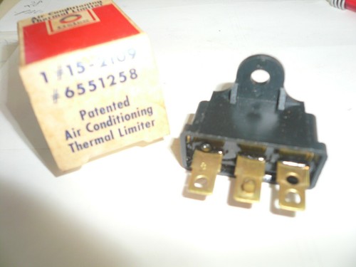 Air Conditioning Thermal Limiter Switch 6551258 Delco 15-2109 - NOS | eBay
