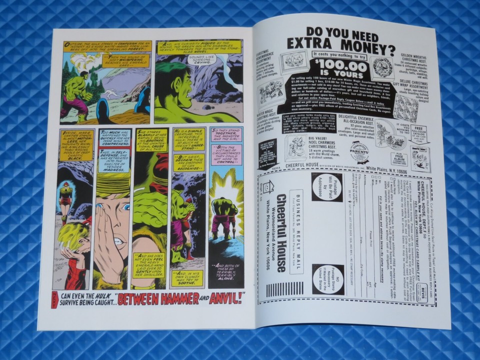 Incredible Hulk #181 Facsimile Cover Marvel Reprint Interior 1st ...