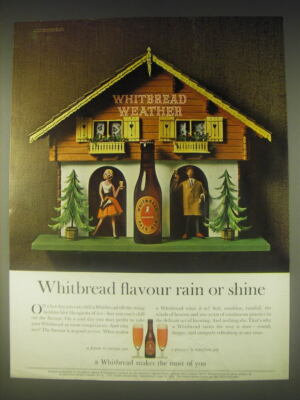1962 Whitbread Pale Ale Beer Ad - Whitbread flavour rain or shine | eBay
